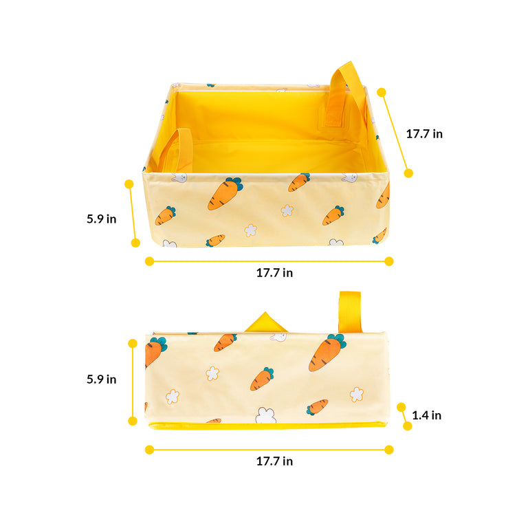 Portable Foldable Cat Litter Box – Perfect for Travel and Easy Cleanup ...