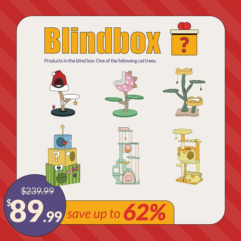 Cat Tree Blind Box – Happy & Polly