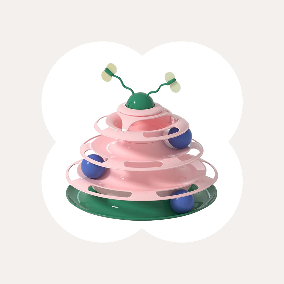 Interactive Insect Cat Spinner Toy – Happy & Polly