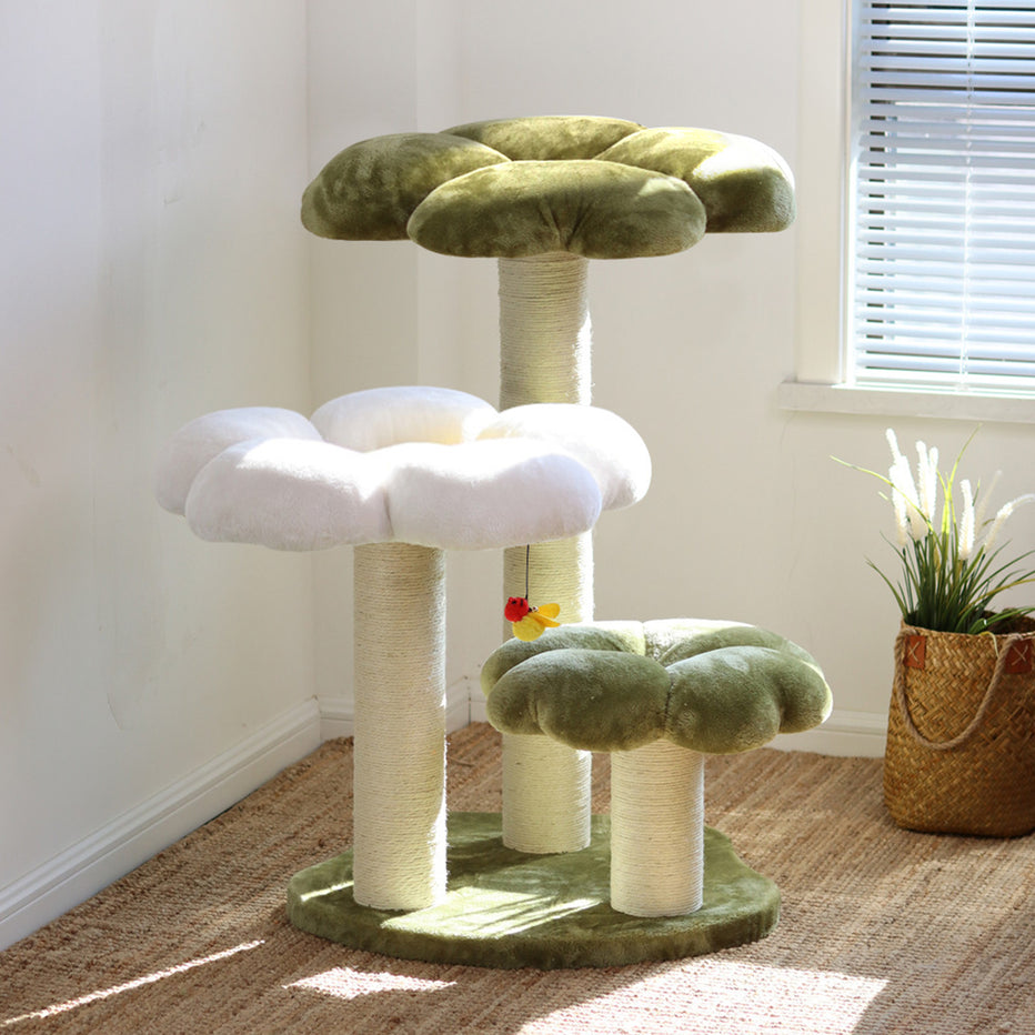 Four Leaf Clover Cat Tree – Happy & Polly