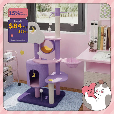 Moonlight Cat Tree – Happy & Polly