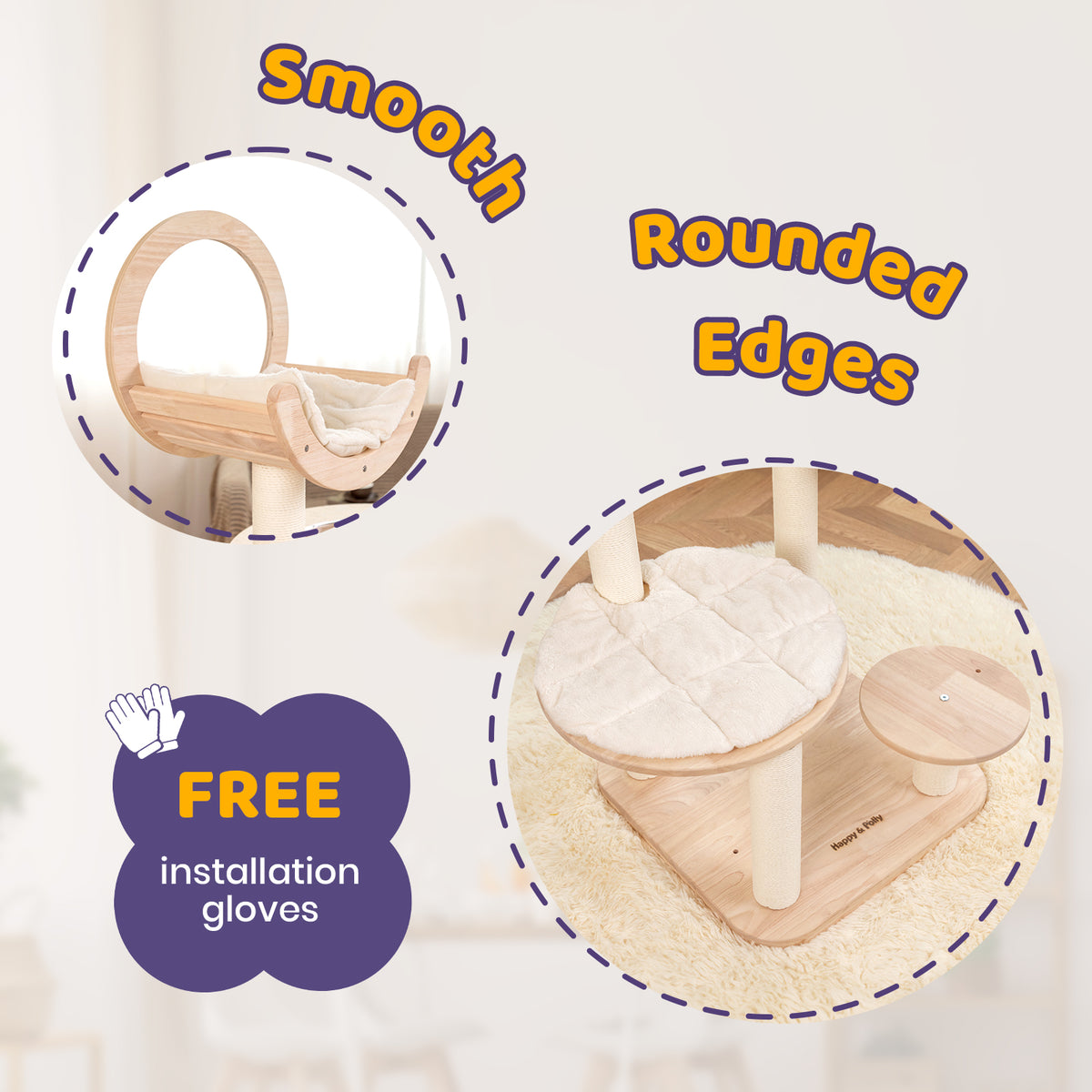 Building Block Cat Tree – Happy & Polly