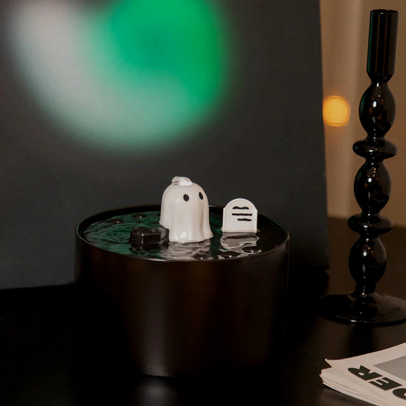 50oz/1.5L Ghost Drinking Fountain-Elevate Your Cat's Hydration – Happy ...