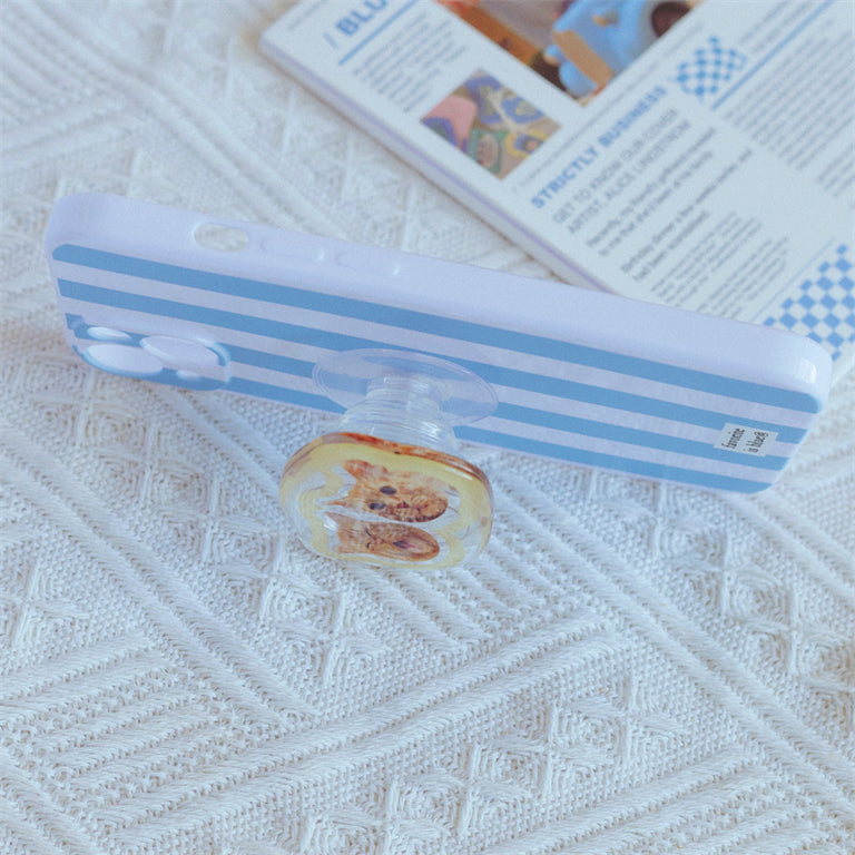 Custom Pet Portrait Phone Holder – Happy & Polly