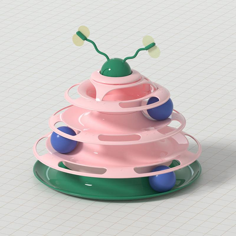 Interactive Insect Cat Spinner Toy – Happy & Polly