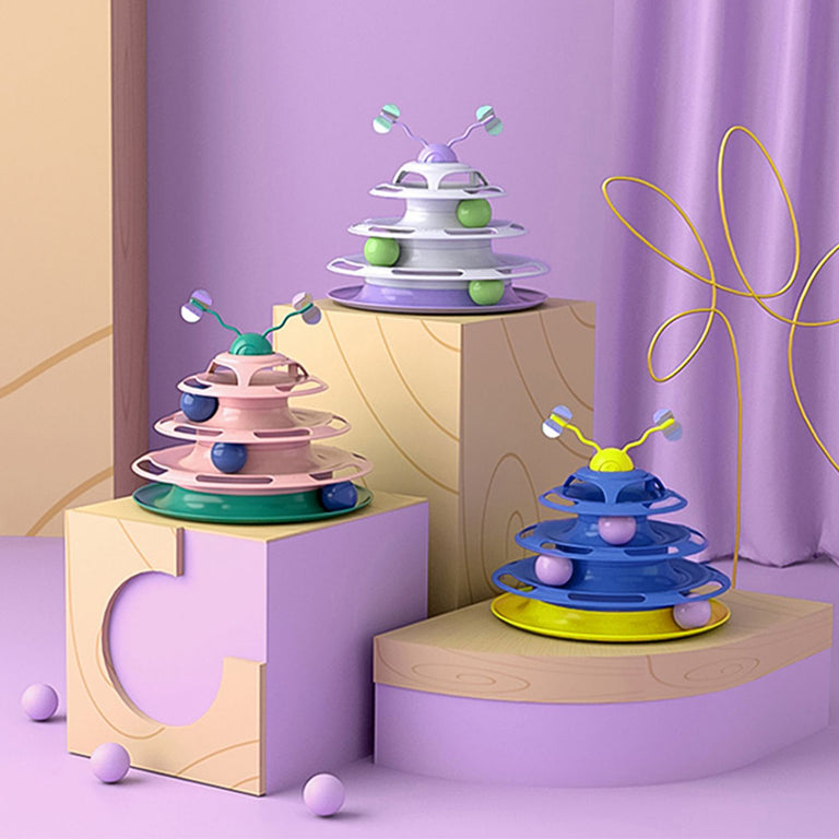 Interactive Insect Cat Spinner Toy – Happy & Polly