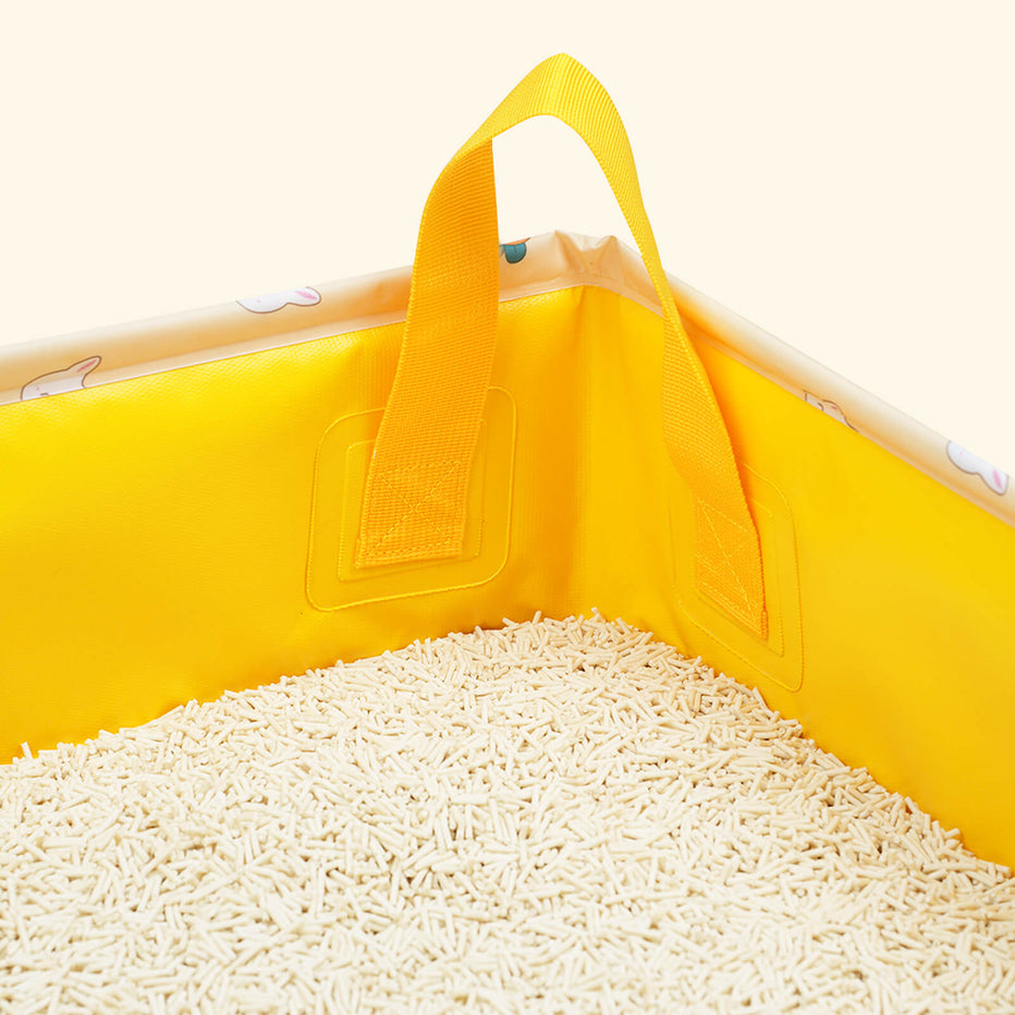Portable Foldable Cat Litter Box – Perfect for Travel and Easy Cleanup ...