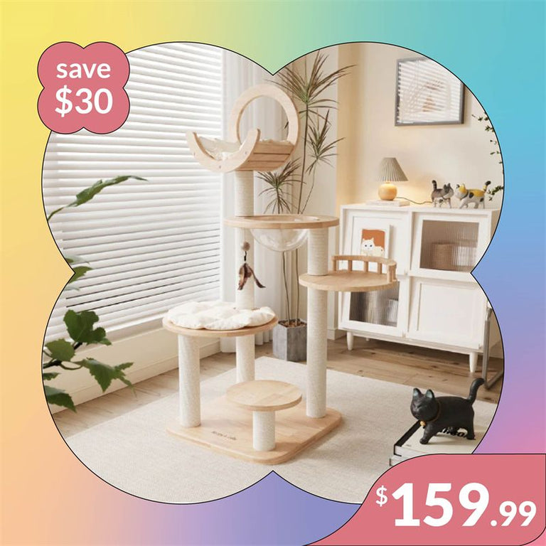 Building Block Cat Tree – Happy & Polly