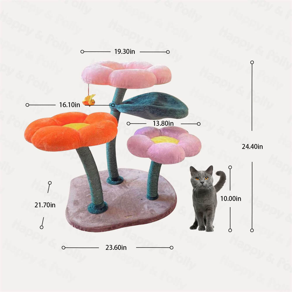 Enchanted Forest Cat Tree - Fantasy Cat Tree – Happy & Polly