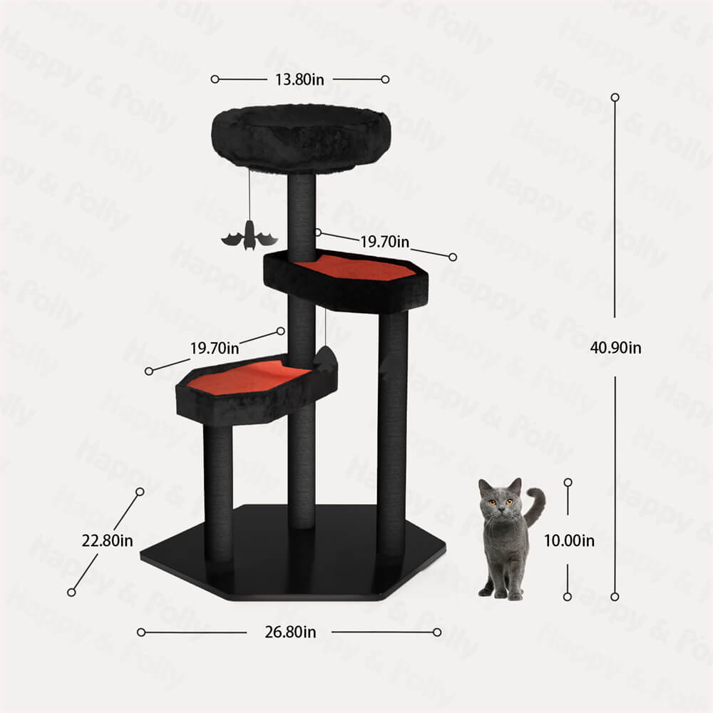 Gothic Style Cat Tree – Happy & Polly