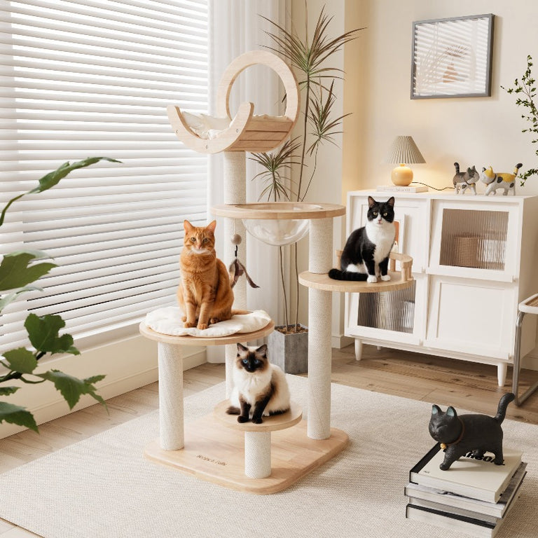 Building Block Cat Tree – Happy & Polly