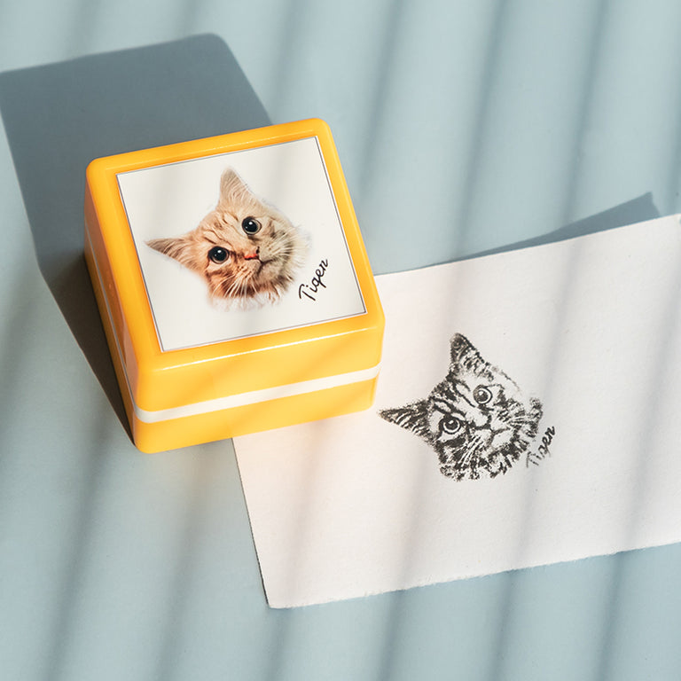 Custom Pet & Cat Stamp – Happy & Polly