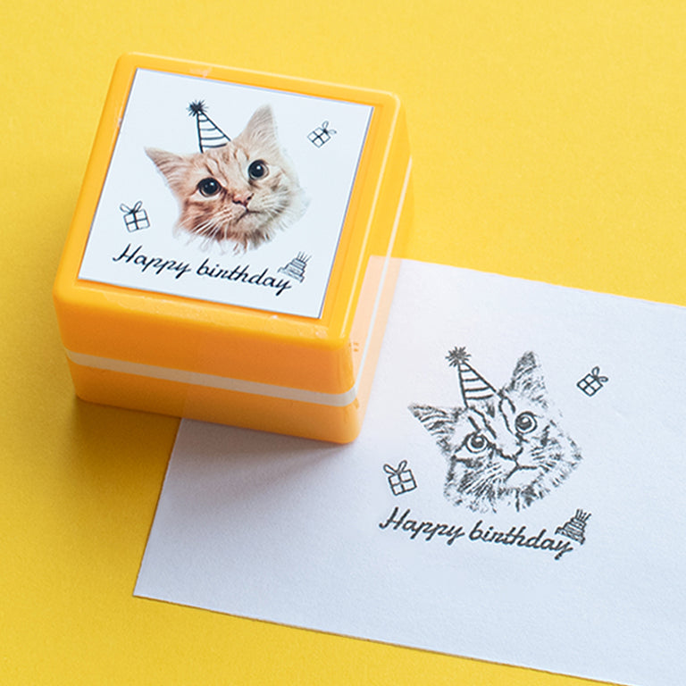 Custom Pet & Cat Stamp – Happy & Polly