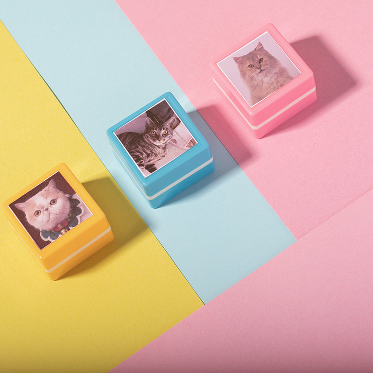 Custom Pet & Cat Stamp – Happy & Polly