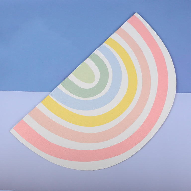 Rainbow Waterproof Food Mat – Happy & Polly