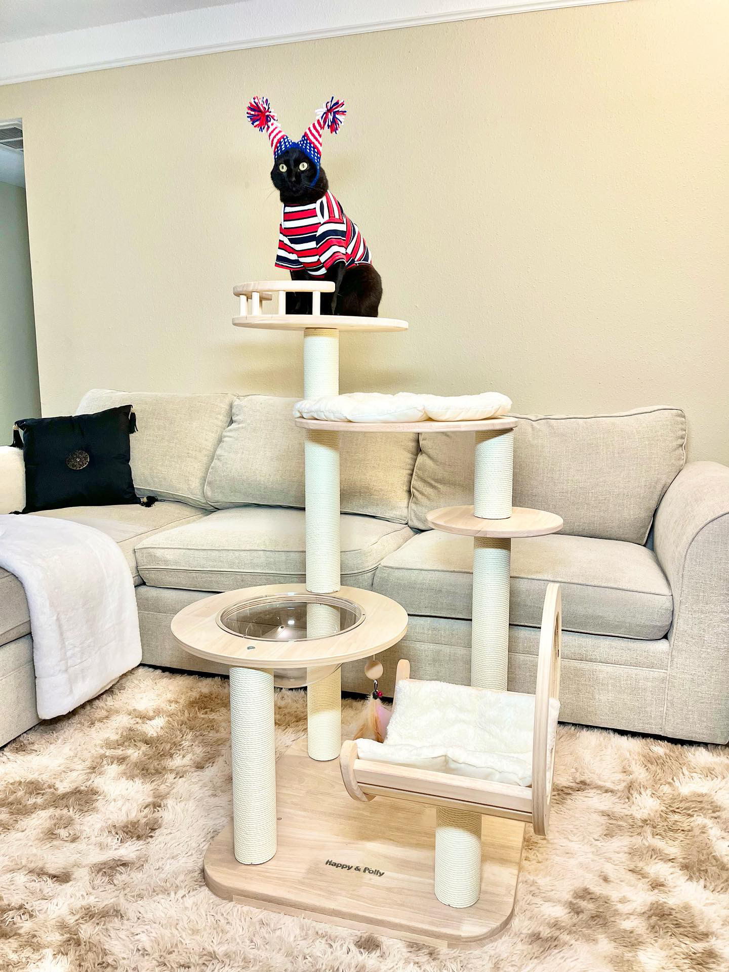 Building Block Cat Tree – Happy & Polly